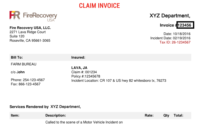 RecoveryHub Claim Payment